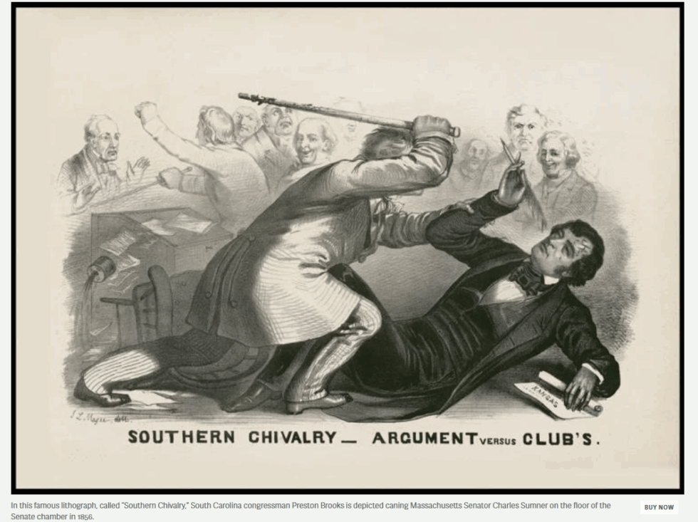 New biography examines Preston Brooks, the SC congressman behind an ...